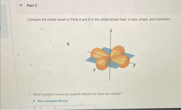 Solved What is the label for the orbital shown here that | Chegg.com