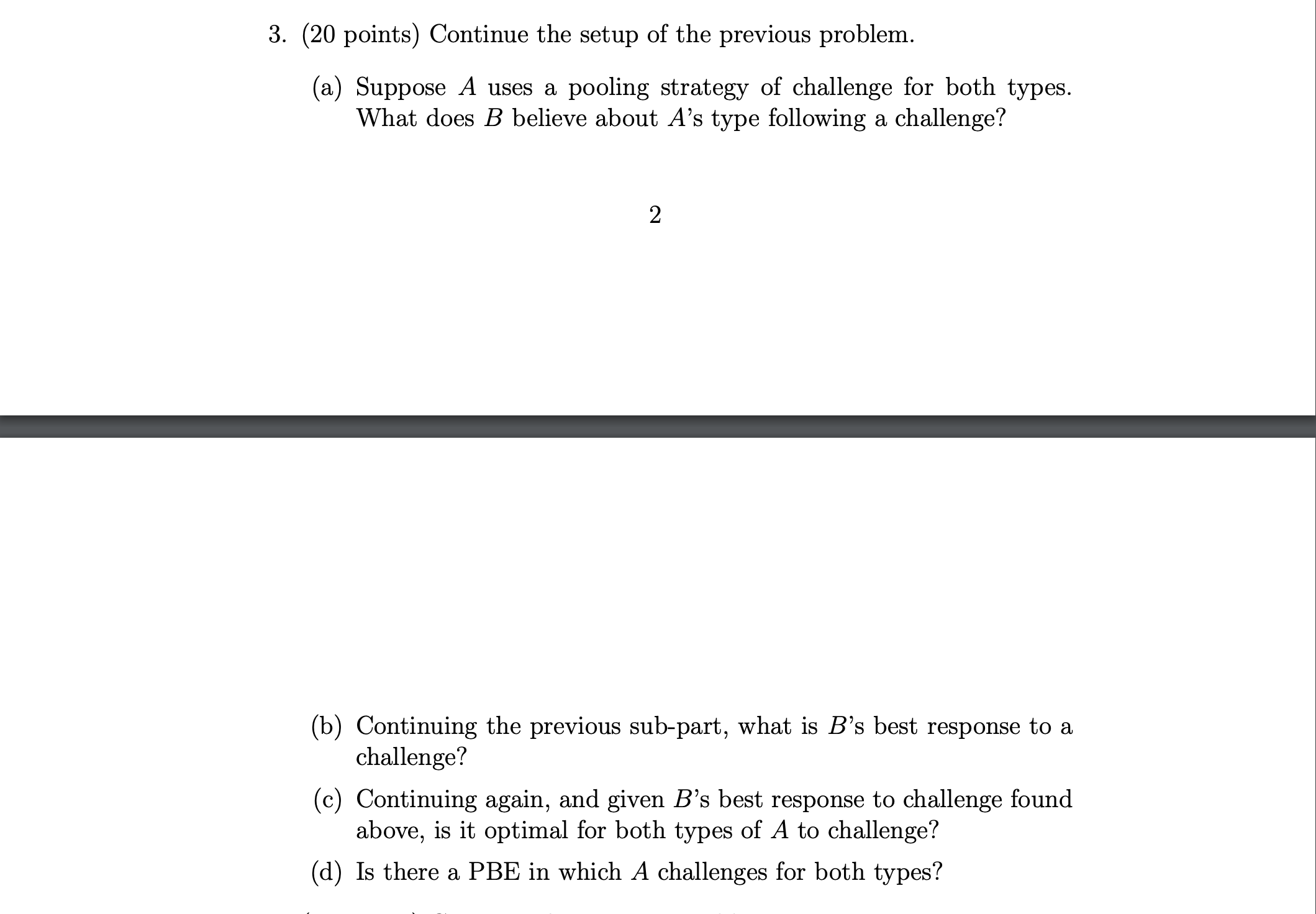Solved (20 ﻿points) ﻿Continue the setup of the previous | Chegg.com