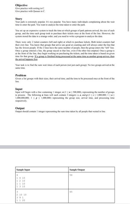 Solved Objective Give practice with sorting in C Give | Chegg.com