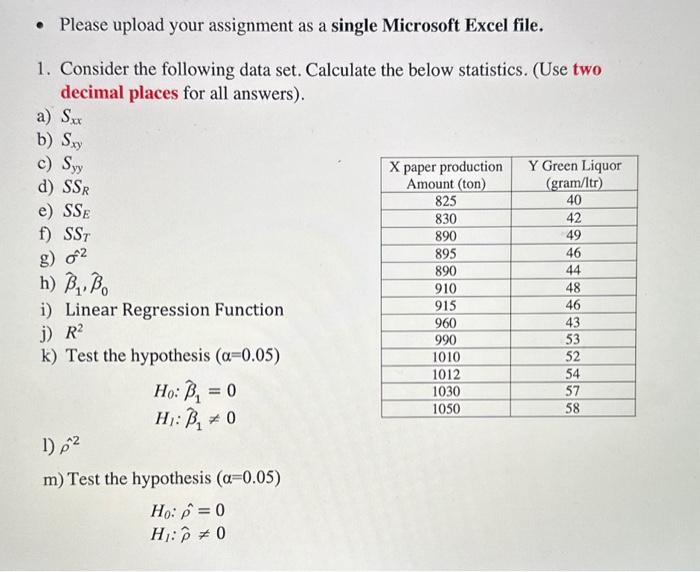 Solved - Please upload your assignment as a single Microsoft | Chegg.com