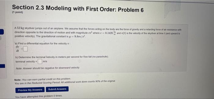 Solved Dec 23 Modeling Fo Problem Section 2 3 Modeling With