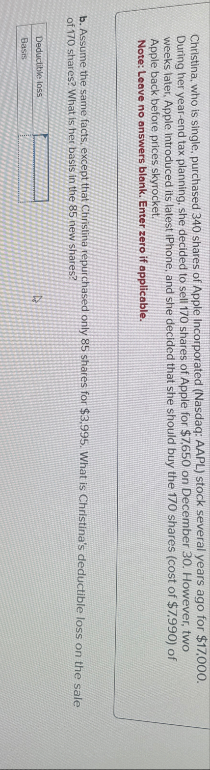 Solved Required information[The following information | Chegg.com