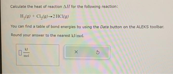 Solved Calculate the heat of reaction ΔH for the following | Chegg.com