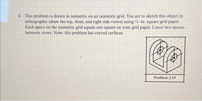 Solved This problem is drawn in isometric on an isometric | Chegg.com
