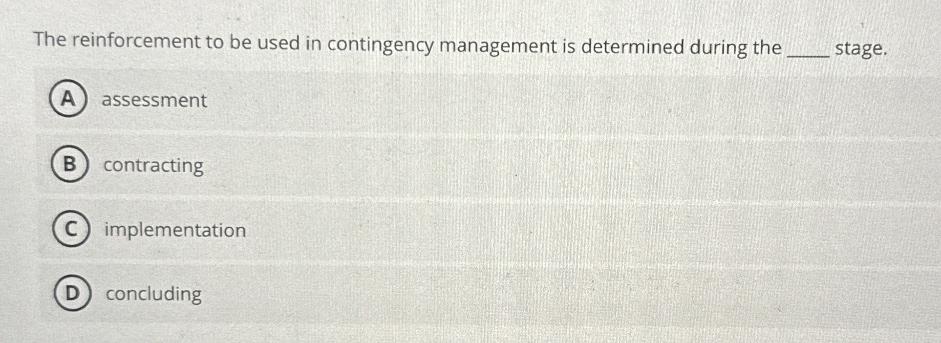 Solved The reinforcement to be used in contingency | Chegg.com
