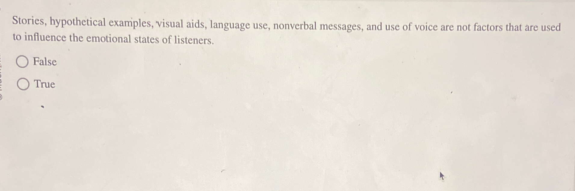 Solved Stories, hypothetical examples, visual aids, language | Chegg.com