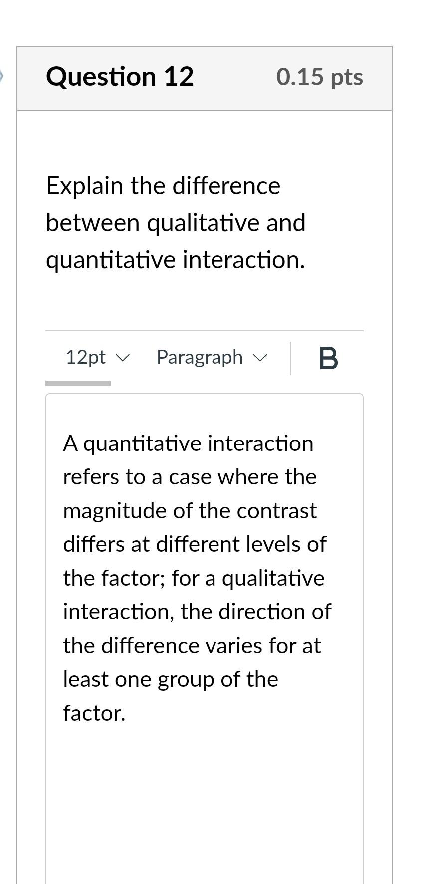 Solved Explain the difference between qualitative and | Chegg.com