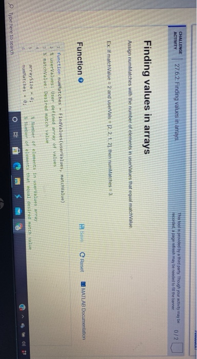Solved CHALLENGE ACTIVITY 0/2 This tool is provided by a | Chegg.com