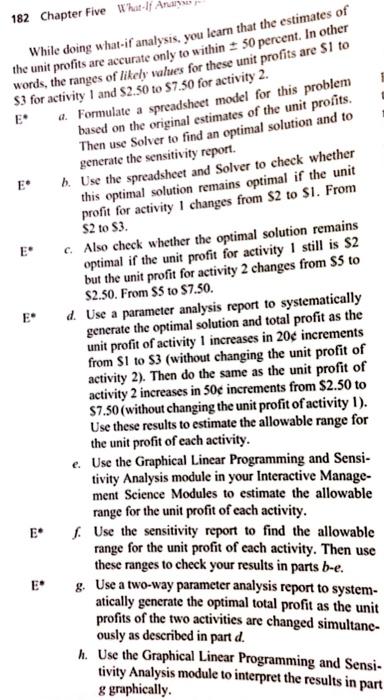 Solved 5.2. Consider a resource-allocation problem having | Chegg.com