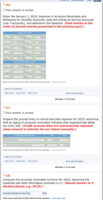 Solved CALCULATOR PRINTER VERSION BACK NEXT Problem 8-1A | Chegg.com