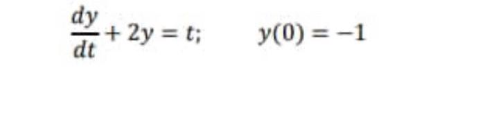 Solved Solve the differential equation, showing the steps | Chegg.com