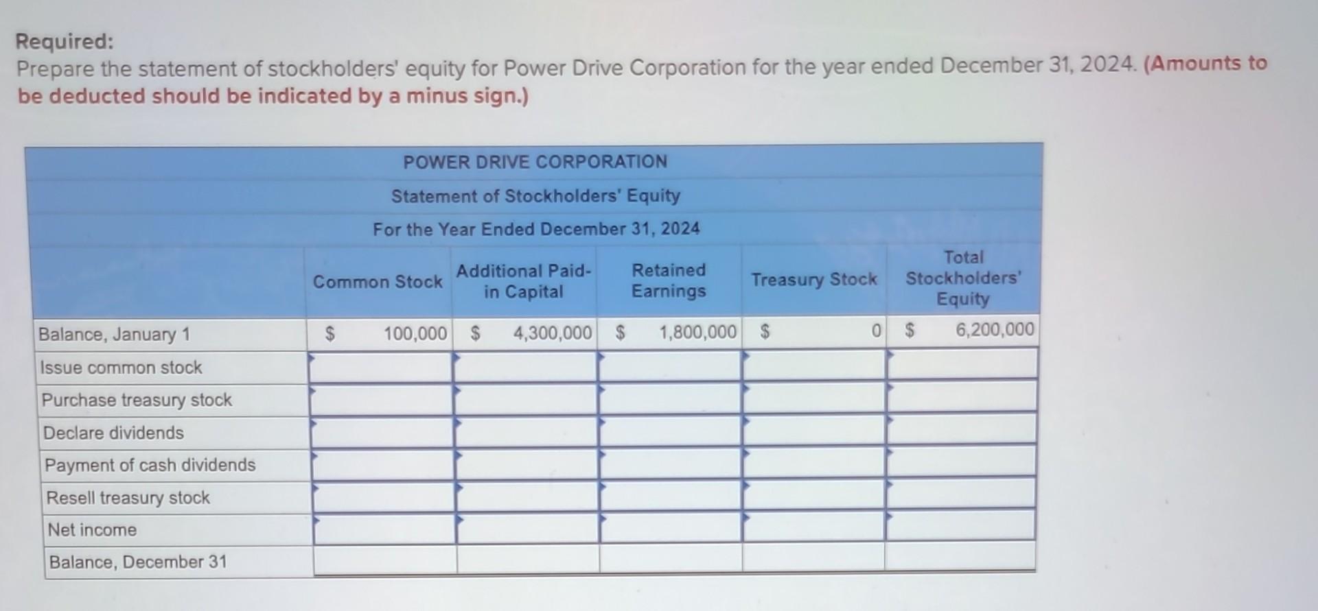 Solved Exercise 10-15 (Algo) Prepare a statement of | Chegg.com