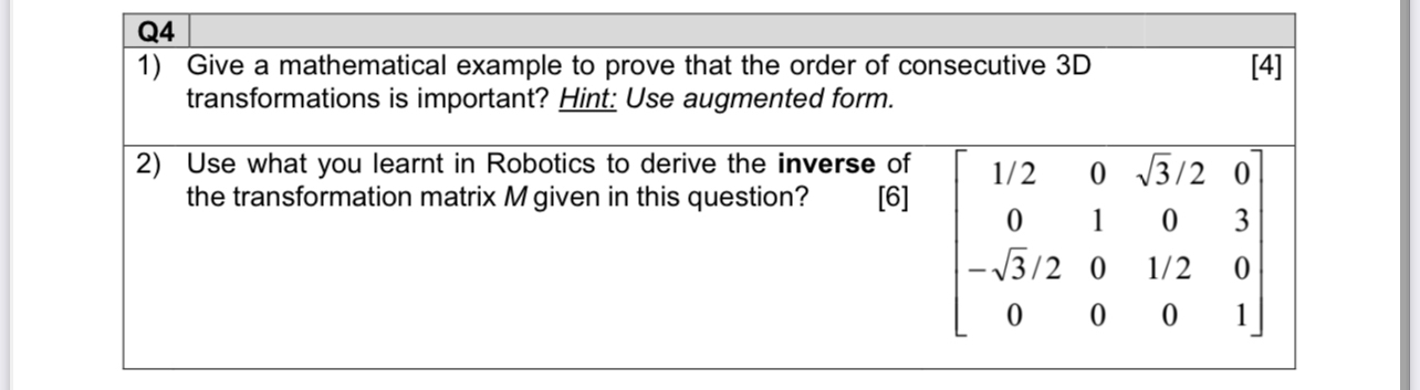 Solved Q4-1) ﻿Give a mathematical example to prove that the | Chegg.com