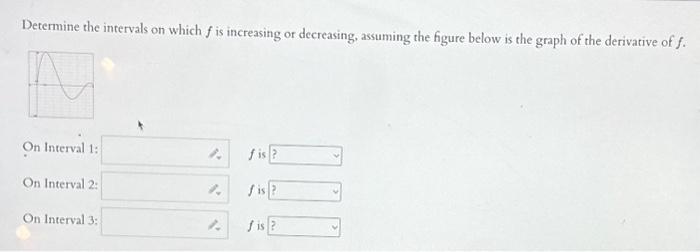 Solved Determine the intervals on which f is increasing or | Chegg.com