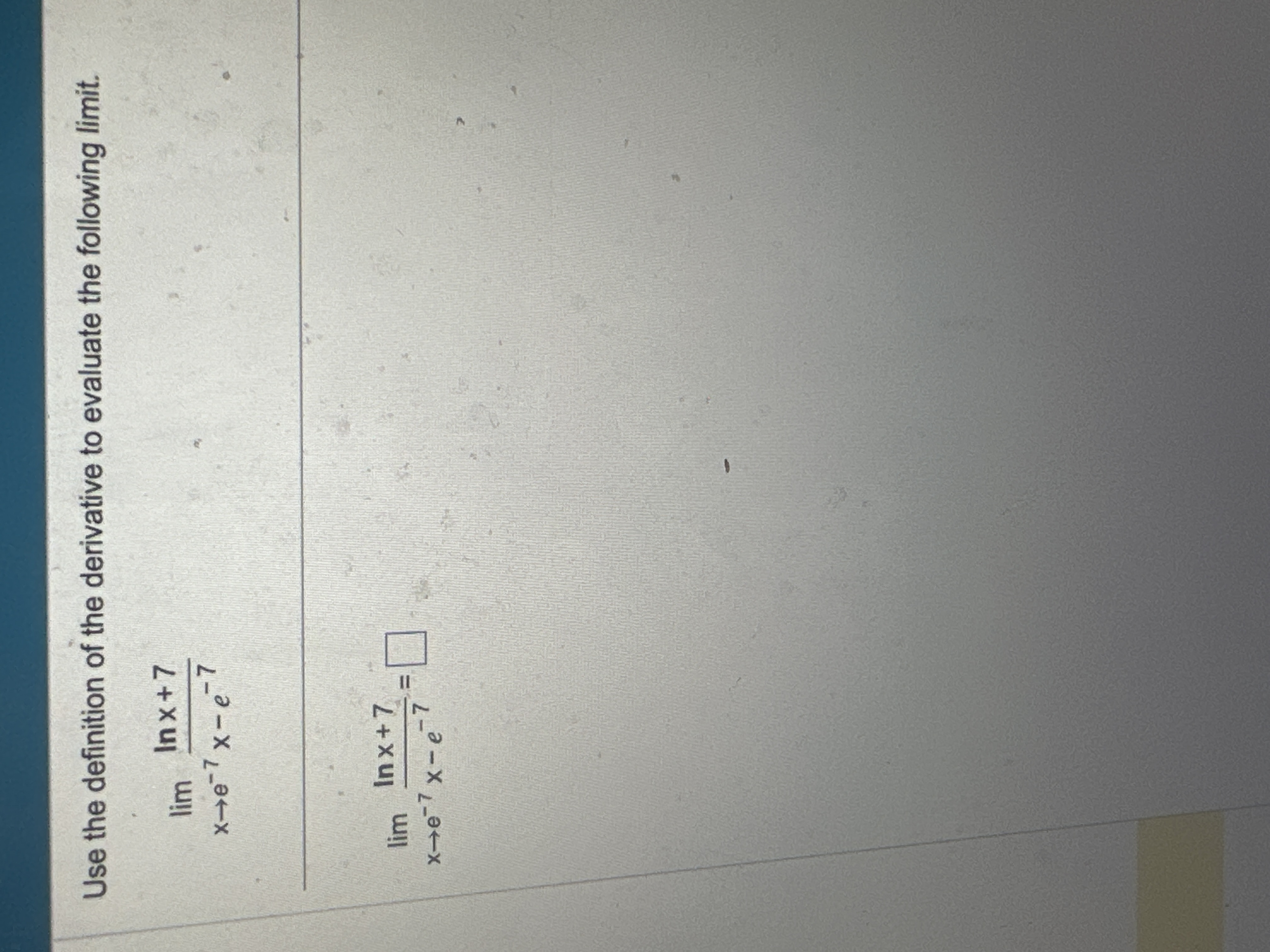 Use the definition of the derivative to evaluate the | Chegg.com