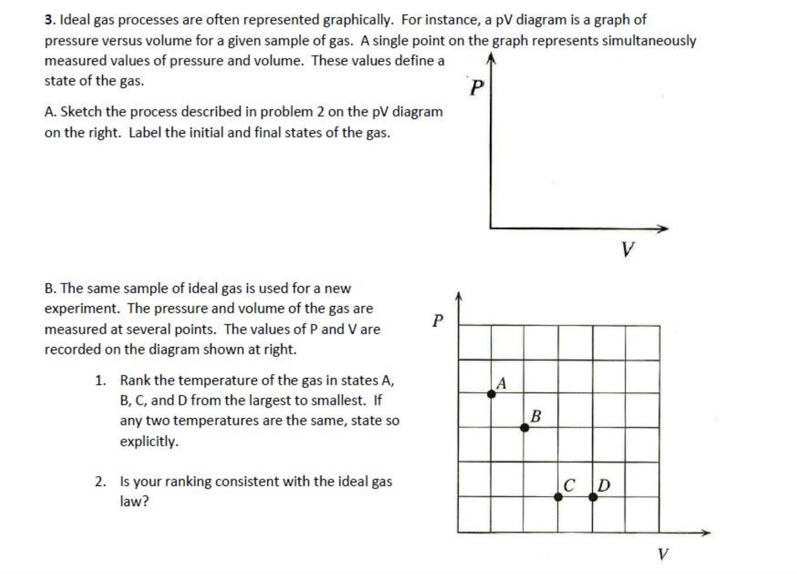 Solved Ideal gas processes are often represented | Chegg.com