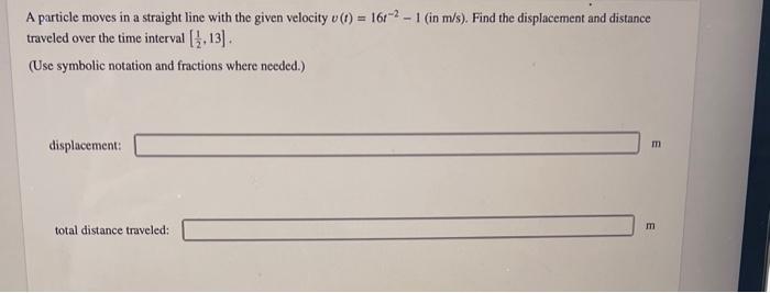 Solved A particle moves in a straight line with the given | Chegg.com