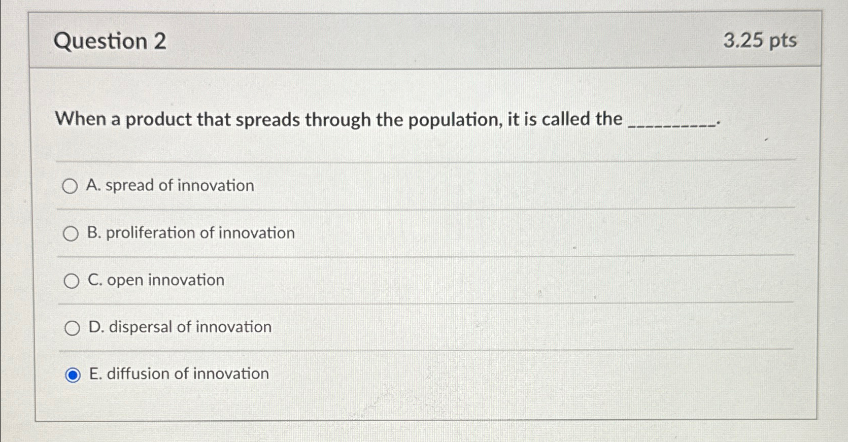 Solved Question 23.25 ﻿ptsWhen a product that spreads | Chegg.com