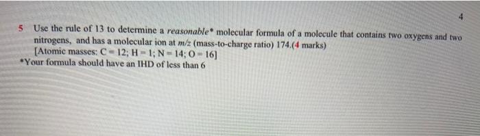 Solved 5 Use the rule of 13 to determine a reasonable* | Chegg.com