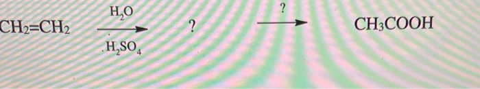 Solved НО ? CH2=CH2 ? CH3COOH H,SO4 | Chegg.com