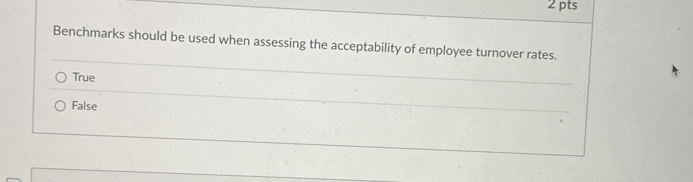 Solved Benchmarks should be used when assessing the | Chegg.com