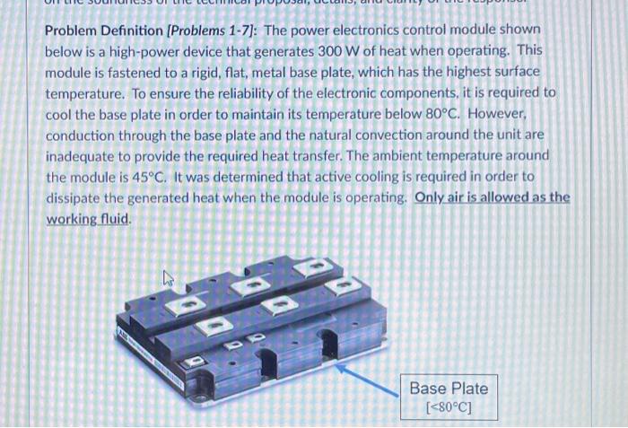 Solved Problem Definition [Problems 1-7]: The power | Chegg.com