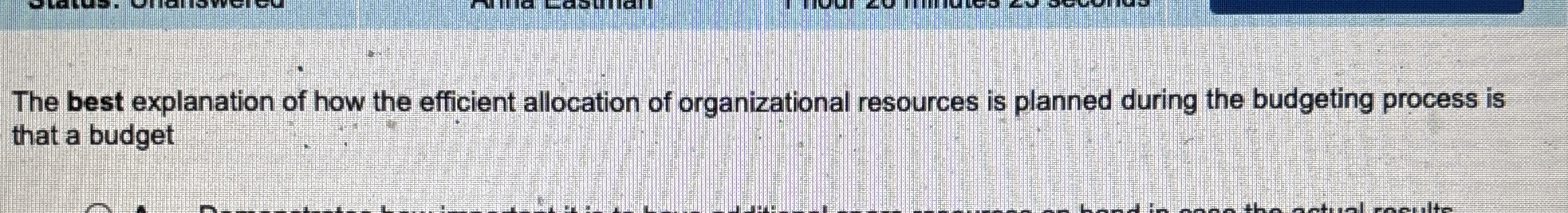 Solved The best explanation of how the efficient allocation | Chegg.com