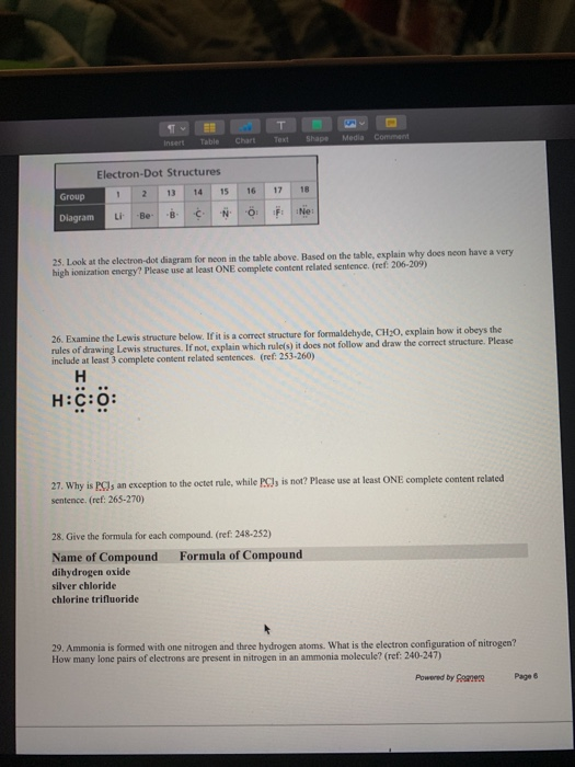 Solved TE TO Insert Table Chart Text Shape Media Comment 21. | Chegg.com