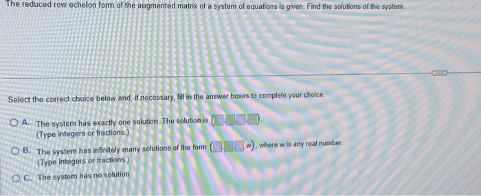 Select the correct choice below and, if necessary, | Chegg.com