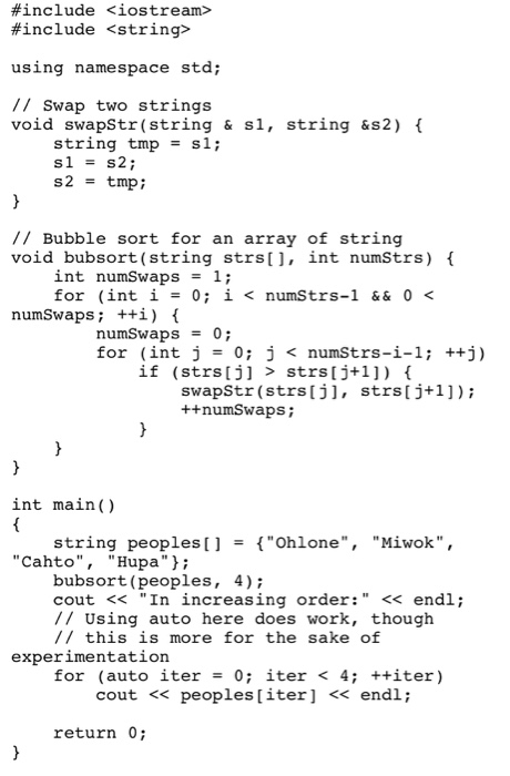 Solved Include Include Using Namespace Std Swap Two