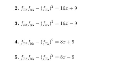 Solved Determine fxxfyy – (fxy)2 when f (x, y) = x3 + 24° | Chegg.com