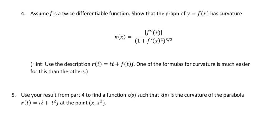 Solved Assume F ﻿is A Twice Differentiable Function Show