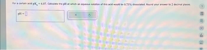 Solved pKi=6.07 | Chegg.com