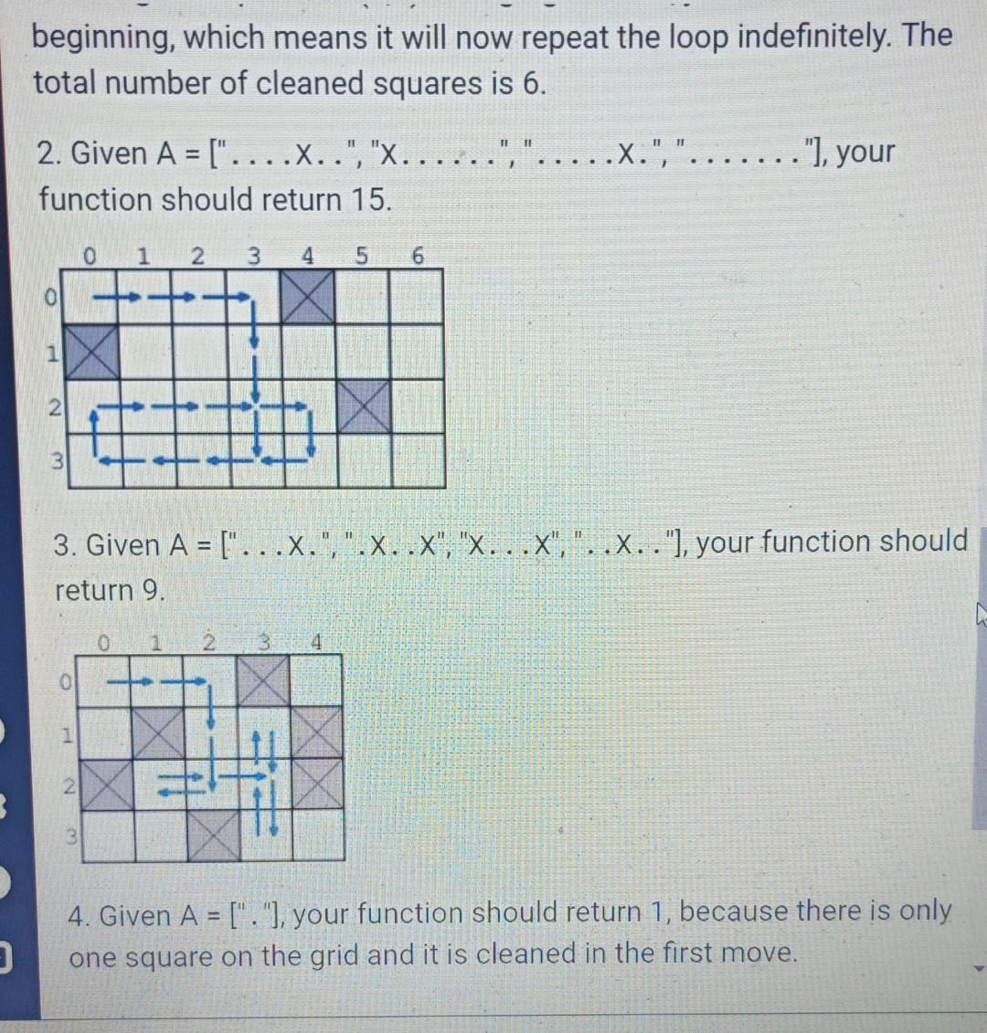 Solved There is a cleaning robot which is cleaning a | Chegg.com