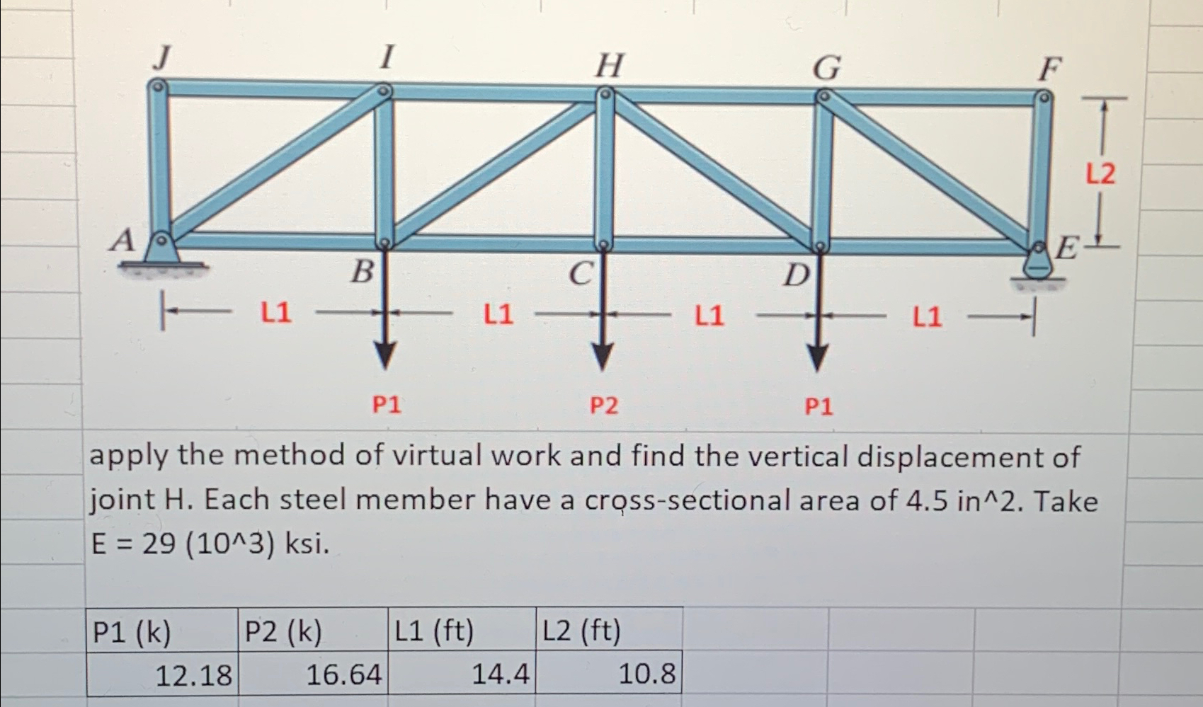 Solved apply the method of virtual work and find the | Chegg.com