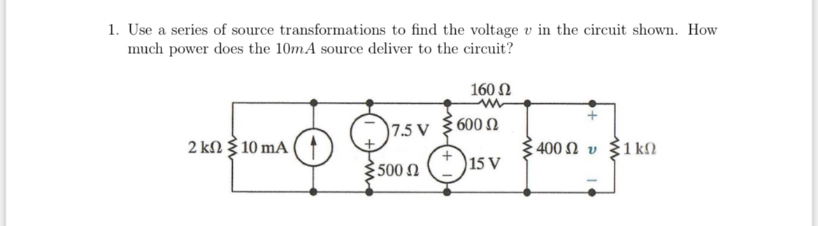 Use a series of source transformations to find the | Chegg.com
