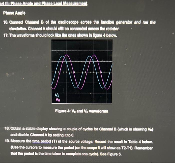 Phaso Anglo 16. Connect Channel B of the oscilloscope | Chegg.com