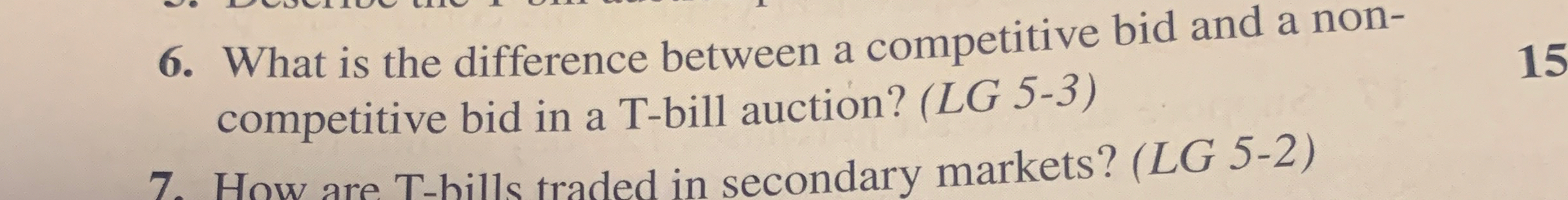 Solved What is the difference between a competitive bid and | Chegg.com