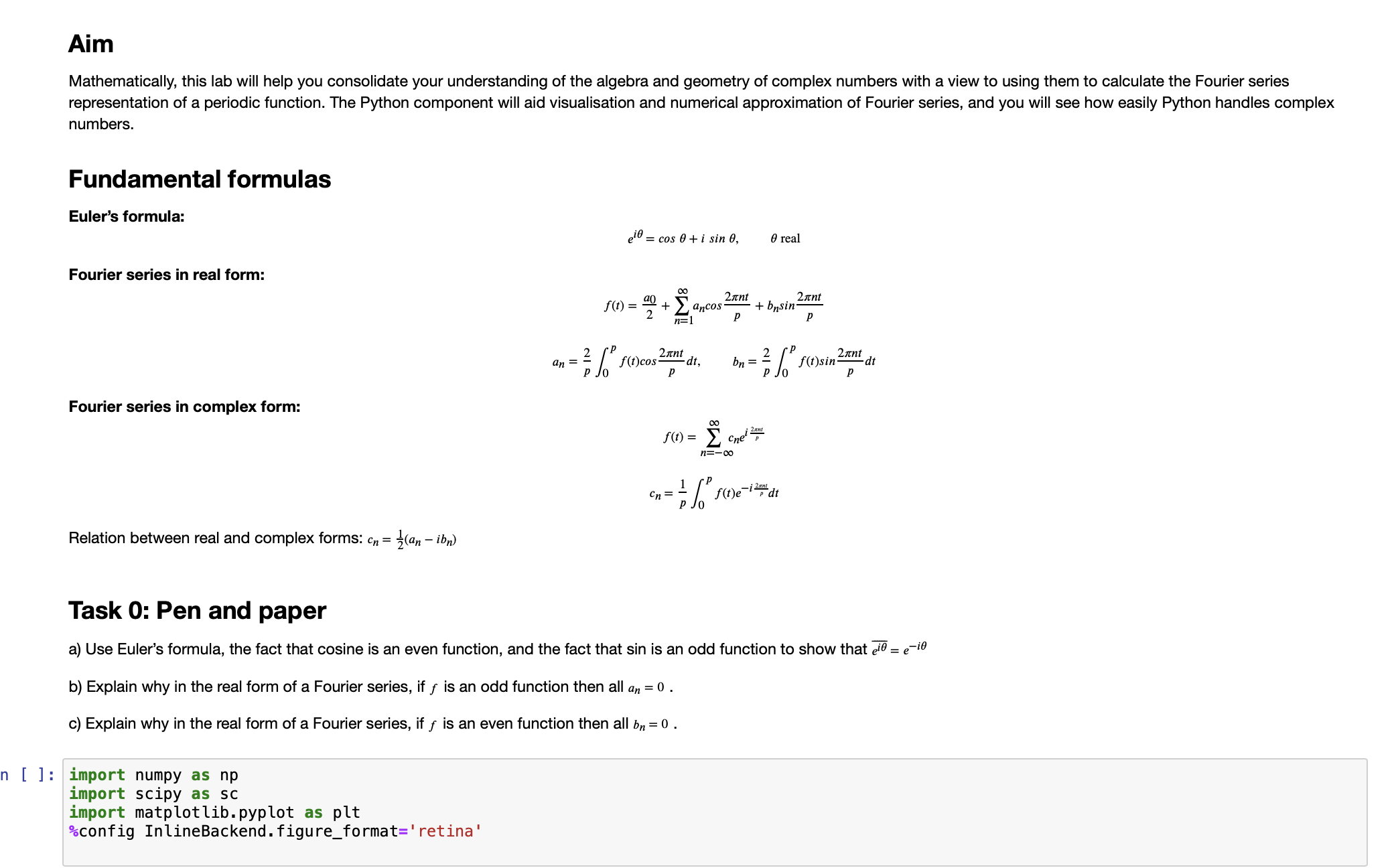 Solved Task 1: Visualisation of complex numbersAccording to | Chegg.com Solved Task 1: Visualisation of complex numbersAccording to | Chegg.com
