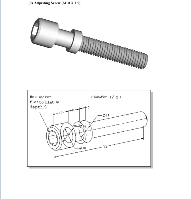 Solved Working Drawings 13-39 2. Leveling Assembly (Create a | Chegg.com