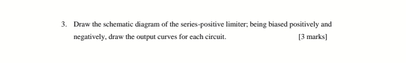 Solved Draw the schematic diagram of the series-positive | Chegg.com