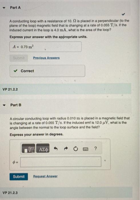Solved A conducting loop with a resistance of 10.Ω is placed | Chegg.com