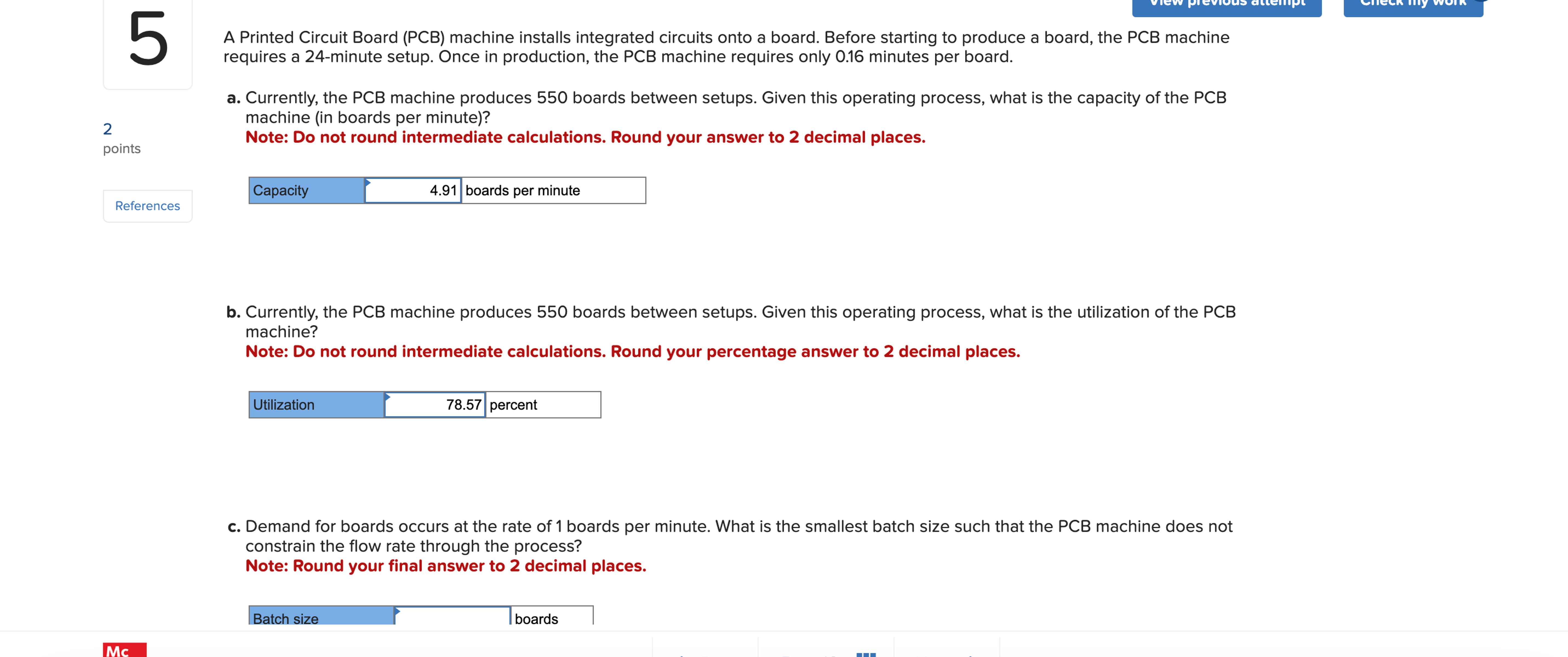 Solved A Printed Circuit Board (PCB) ﻿machine installs | Chegg.com
