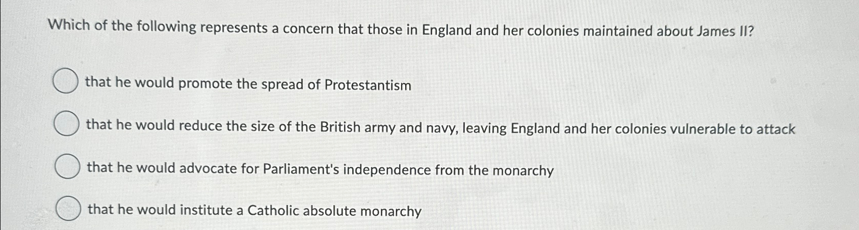 Solved Which of the following represents a concern that | Chegg.com