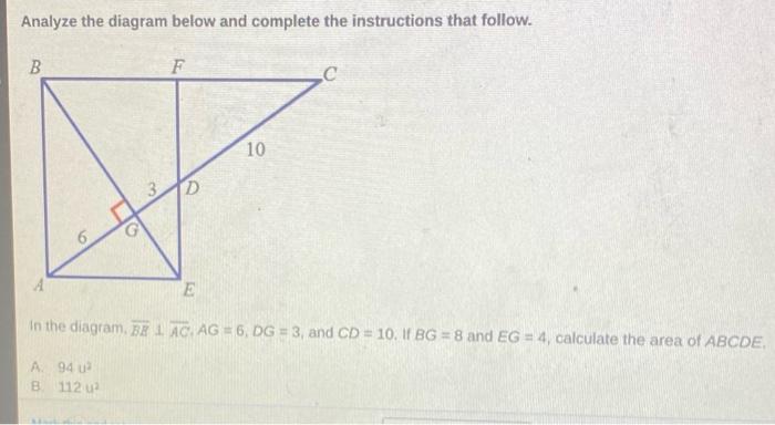 Solved Analyze the diagram below and complete the | Chegg.com