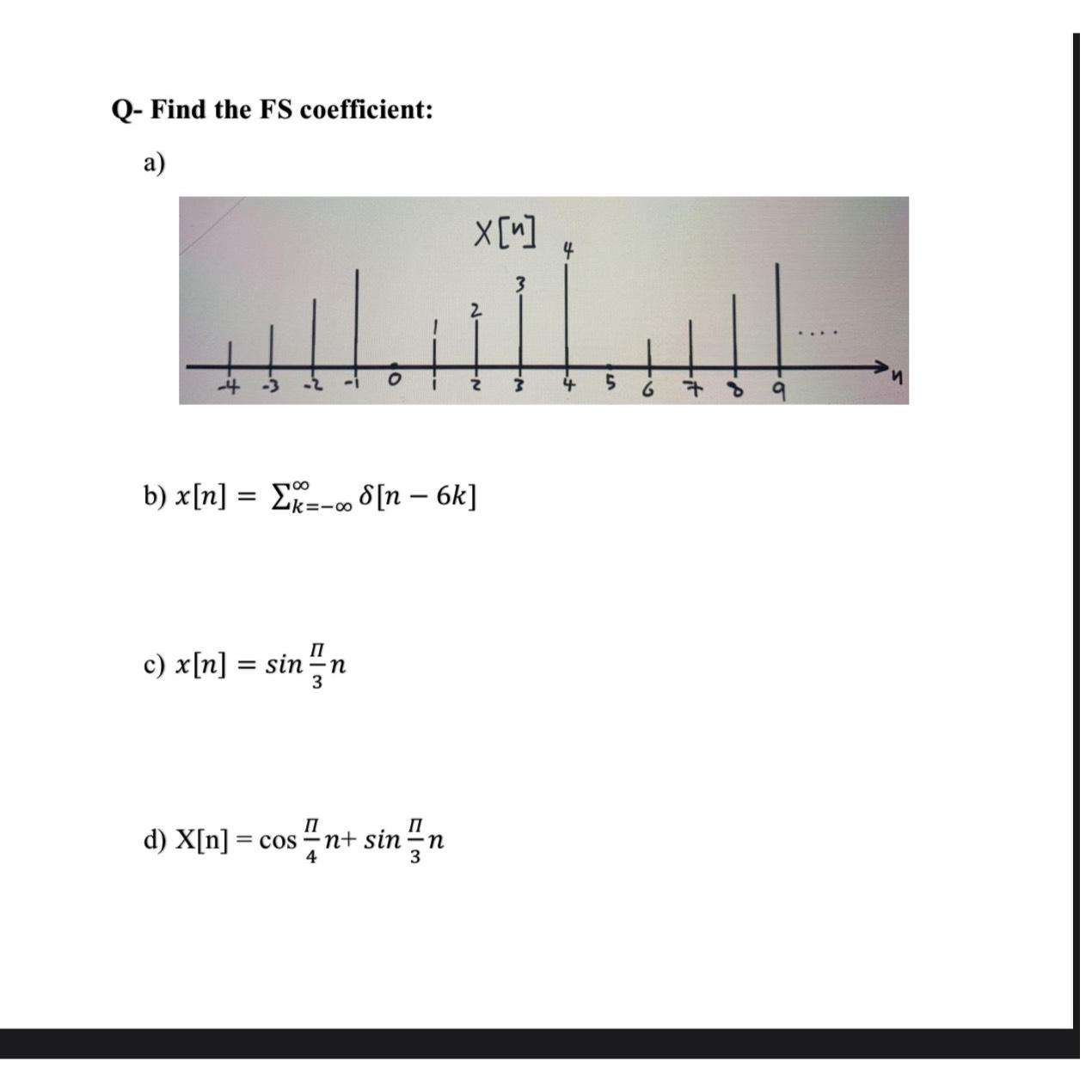 Solved Q- ﻿Find the FS | Chegg.com