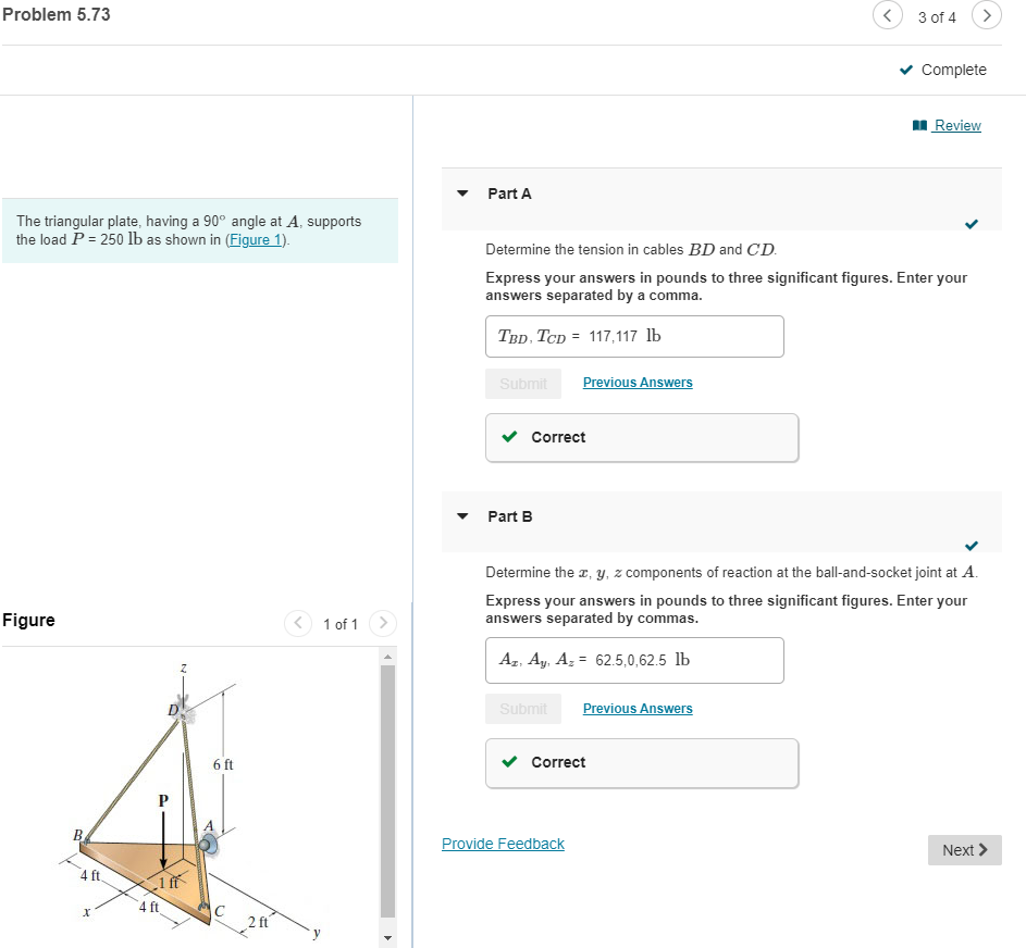 Solved Please show work and use equilibrium equations ﻿The | Chegg.com