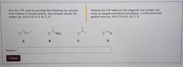 Solved Use The Cip Rules To Prioritize The Following Four