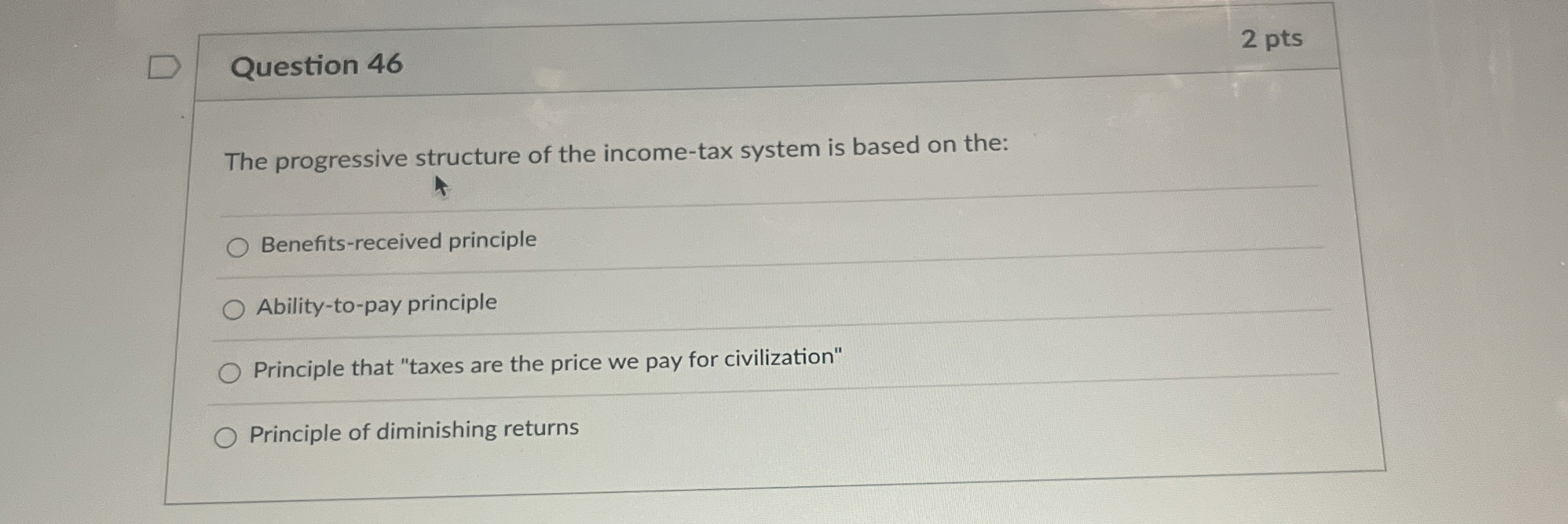 Solved Question 462 ﻿ptsThe progressive structure of the | Chegg.com