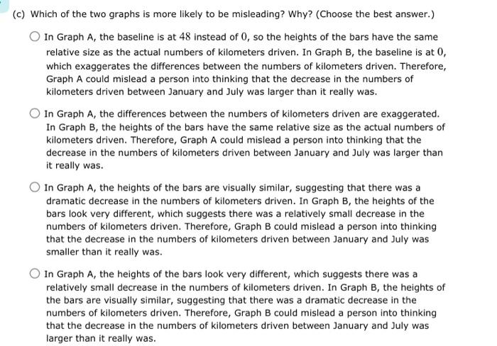 Solved raph A and Graph B both show the distance driven by a | Chegg.com
